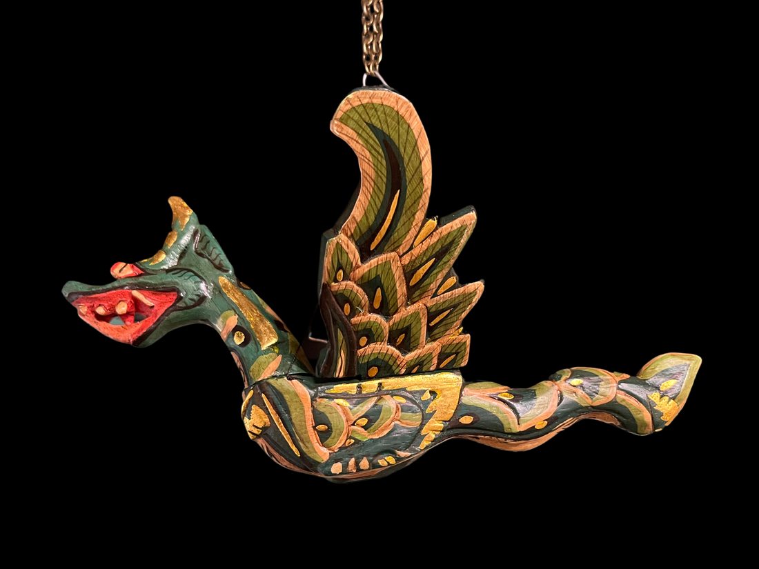 Spirit Guardian from Bali (Green) - Dragon – Wishful Living